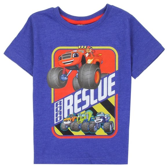 Blaze | Shirts & Tops | Blaze And The Monster Machines Tee Short Sleeve ...